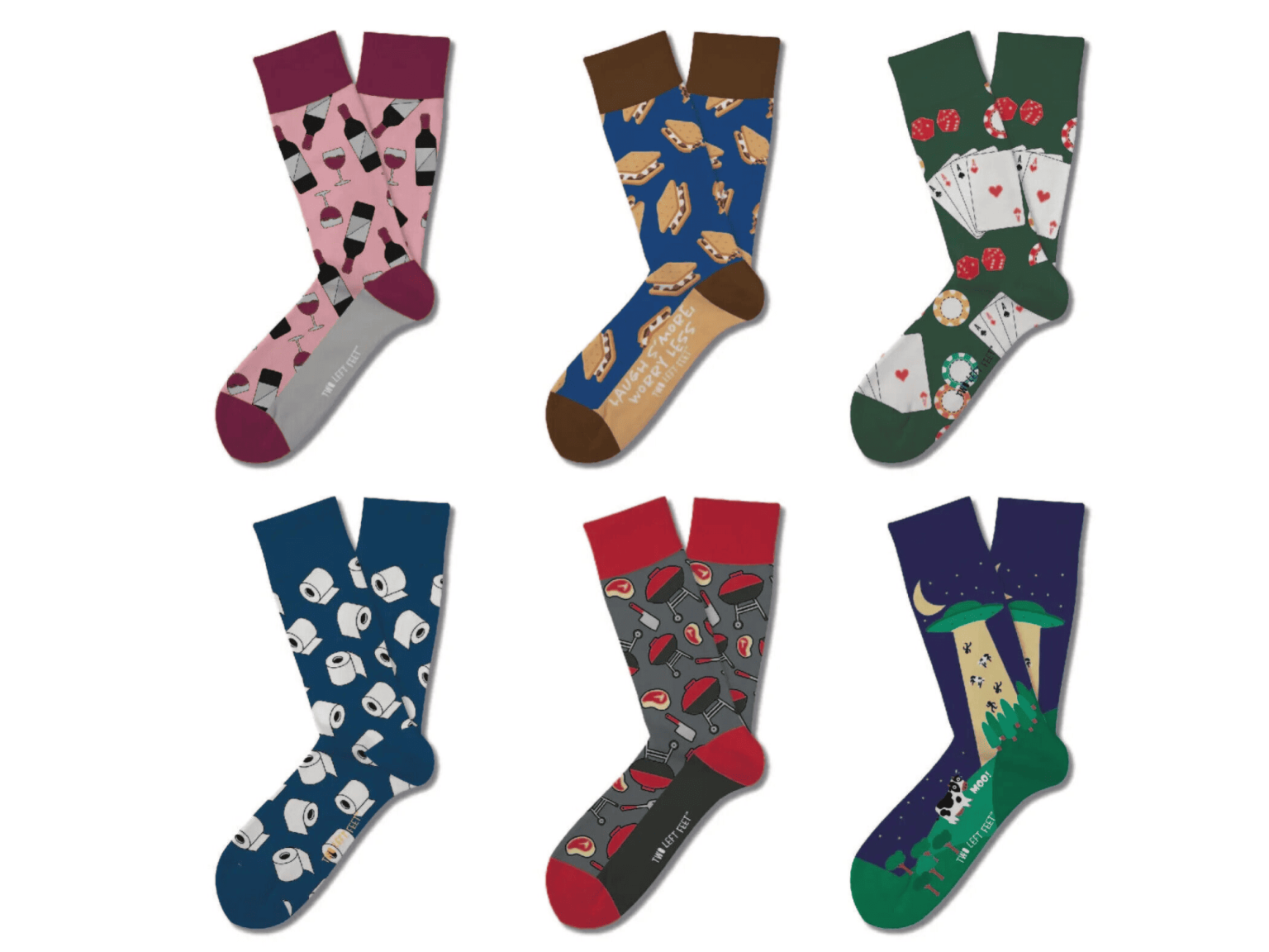 Two Left Feet Website - Premium Socks